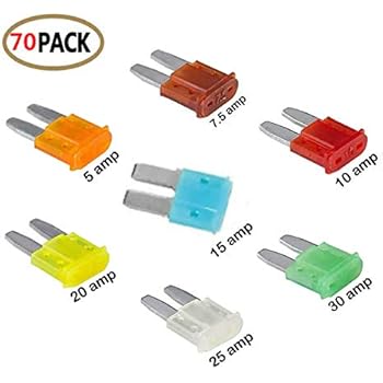 Amazon.com: Littelfuse (MIC2020.VP) MICRO2 Yellow 32V 20 Amp Blade Fuse, (Pack of 5): Automotive