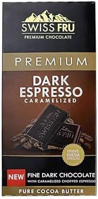 Swiss Fru - Dark Chocolate - Espresso - 80g price in Egypt | Amazon ...