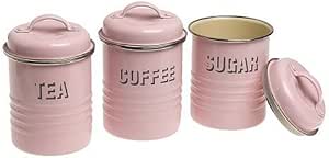 Amazon.com - Typhoon Vintage Kitchen Small Canisters with Matching Lids ...