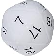 Amazon.com: Ultra Pro - Jumbo D20 Novelty Dice Plush - White with Black ...