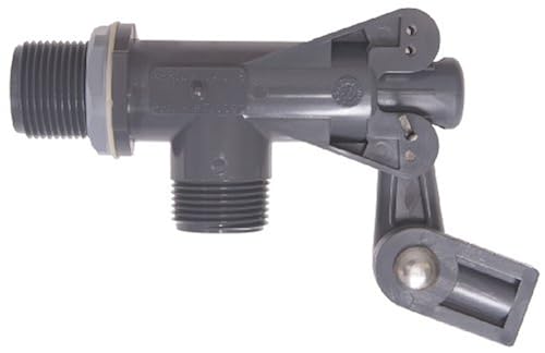 Kerick Valve PT100SS PVC Float Valve, Tank Mount, 60 gpm at 60 psi, 1 ...