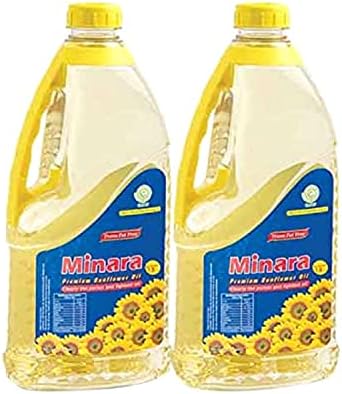Minara Pure Sunflower Oil, 2 X 1.8 Litre - Pack of 1 price in Saudi ...