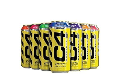 C4 Original On the Go Carbonated Explosive Energy Drink (Random Sampler ...