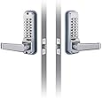 CODELOCKS CL410BB Codelock with Entry and Exit Lever, Passage, 2 3/4 ...