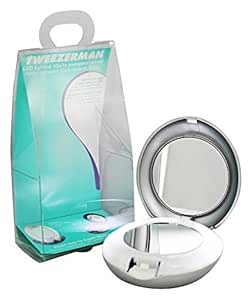 Amazon.com: Tweezerman LEDLighted 10X/1X Compact Mirrors - 1.96 oz: Beauty