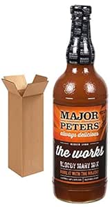 Amazon.com : Major Peters' The Works Bloody Mary Mix - 1 Liter ...