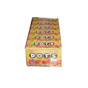 Amazon.com : Dots Candy (24 count). : Gummy Candy : Grocery & Gourmet Food