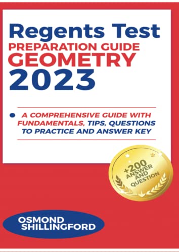 Regents Test Preparation Guide Geometry 2023: A Comprehensive Guide ...