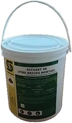 Amazon.com: Fire Bricks Refractory Cement/Mortar, 50% Alumina, 10 LBS ...