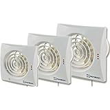 National Ventilation MON-S100T Monsoon 'Silence' Extractor Fan 4 Inch ...