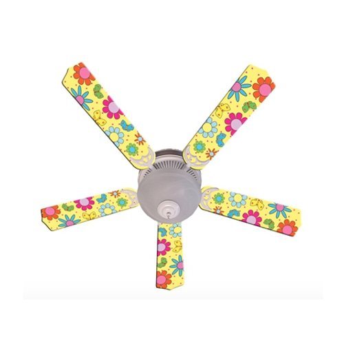 Amazon.com: Ceiling Fan Designers Ceiling Fan, Flower Power Butterflies ...