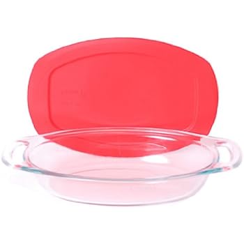 Amazon.com: Pyrex Easy Grab 1.3 Quart Glass Oval Bakeware Dish: Bake ...