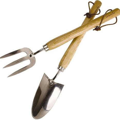 Long Handled Fork and Trowel Set: Amazon.co.uk: Kitchen & Home
