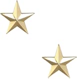 Amazon.com: 4 GOLD STAR ARMY MILITARY POLICE GENERAL COLLAR UNIFORM ...