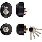 Amazon | LIXIL (リクシル) TOSTEM ドア錠セット (MIWA DNシリンダー) シャイングレー Z-1A2-DDTC | 補助錠・錠前