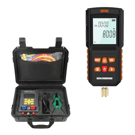 Mua AC Gauges Digital HVAC Manifold Gauge Set for 93 Refrigerants AC ...