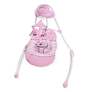 Amazon.com : Disney Baby Minnie Mouse Blushing Bows Swing from Bright ...