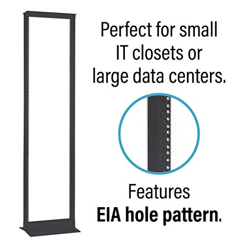C2G 2-Post 45U Open Frame Server Rack - Supports 750lbs Of Network & IT ...