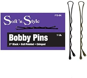 Soft 'N Style Bronze Bobby Pin Box, 1 Lb, 2" H at Amazon Women’s ...
