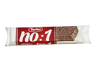 Amazon.com : Torku No: 1 Milk Chocolate Coated Wafer 24 Pack (24x 1 ...