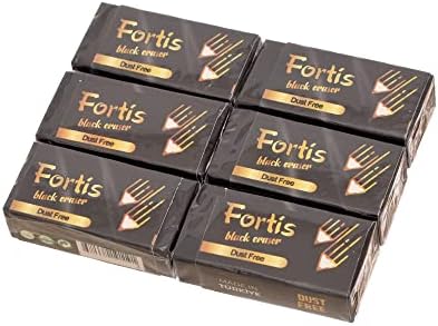 سعر High Quality Fortis Eraser Ultra Clean Set Of 6 Pcs - Black فى مصر ...