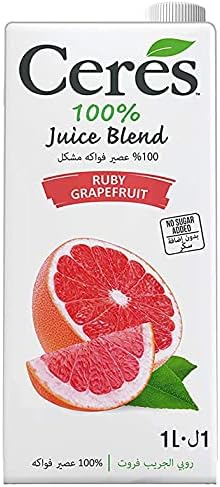 سعر Ceres, 100 Percentage Long Life Ruby Grape Juice, 1 Litre - Pack of ...