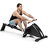 Goplus Magnetic Rowing Machine, Foldable Rower with 10-Level Tension ...