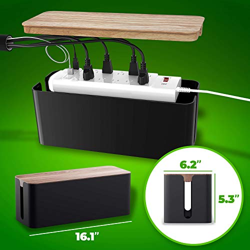 Tokye Cable Management Box and Wire Organizer - Hide and Conceal Power ...
