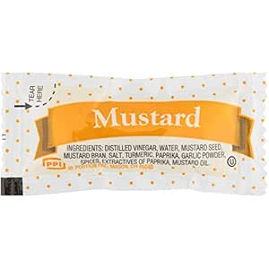 Amazon.com : Portion Pack Mustard, 0.19-Ounce Single Serve Packages ...
