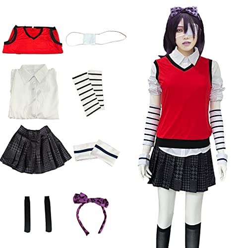 HYMONA Ikishima Midari Cosplay Costume Anime School Uniform For ...