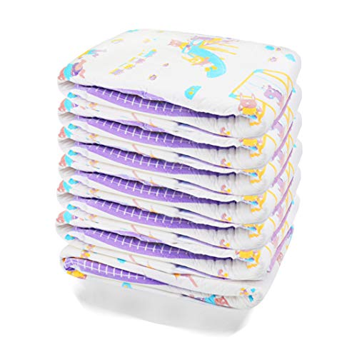 TEN@NIGHT Adult Baby Brief Diapers ABDL One time Incontinence Diaper 7 ...