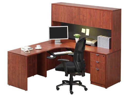 Amazon.com: Corner Desk with Hutch: Kitchen & Dining