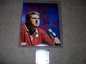 Mike Leach Autographed Photo - WASHINGTON STATE COUGARS 8x10 PSA DNA ...