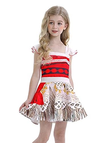 AmzBarley Princess Ocean Adventure Costume for Girls Birthday Dress Up ...