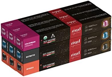 Mood Espresso - 90 Capsules 3 Flavors - Intenso, Ristretto, Organic ...
