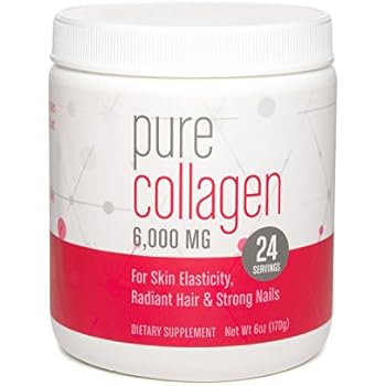 Amazon.com: Pure Collagen, 6,000 MG Drink Mix Powder (unflavored), 6 oz ...
