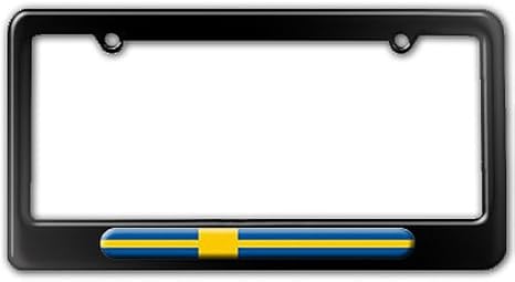 Amazon.com: Graphics and More Swedish Flag - Sweden License Plate Tag ...