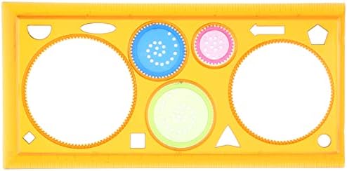 سعر مسطرة بلاستيكية بتصميم ملون مع ثلاثة اشكال مختلفة - لون برتقالي فى ...