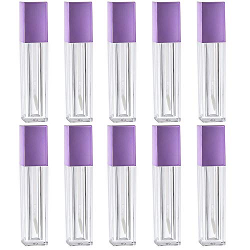 RONRONS 10 Pieces Square Lip Gloss Tubes Containers, Empty Lip Gloss ...