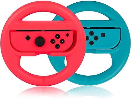 Steering Wheel for Nintendo Switch Controller, 2 PCS Racing Wheel ...