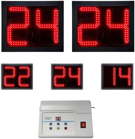 YZ 2 Pack Shot Clock Basketball with Control Panel, Portable Shot Clock ...