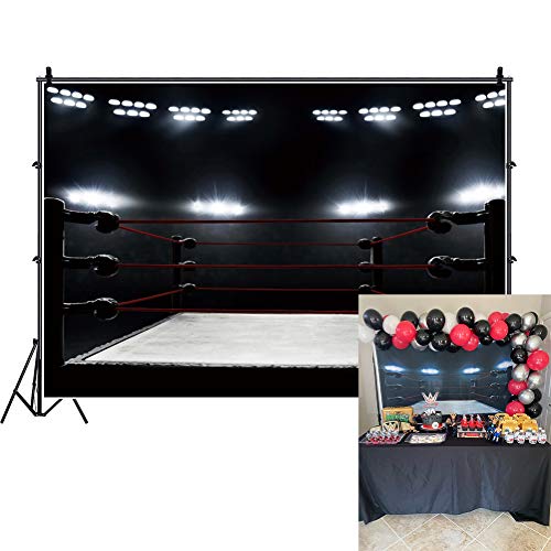 Buy DASHAN 8x6.5ft Boxing Backdrop Boys Men Birthday Party Boxing Ring ...