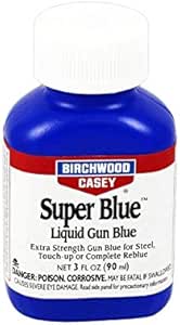 Amazon.com : Birchwood Casey E & F Super Blue Liquid Gun Blue 90 Ml ...