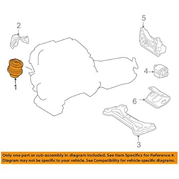 Amazon.com: MERCEDES-BENZ 1722400317 GENUINE OEM MOTOR MOUNT: Automotive