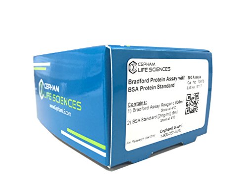 Bradford Protein Assay with BSA Protein Standard - 500 Assays | Amazon ...