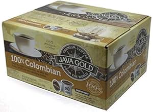 Amazon.com: Java Gold 100% Colombian Medium Roast Coffee (For Use in ...