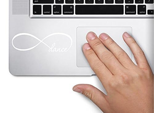 Infinity Dance Symbol Decal Funny Laptop Skin MacBook Trackpad Keypad ...