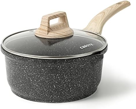 Carote Non Stick Sauce Pan Tea pan, Granite Saucepan, Milk pan with Lid ...
