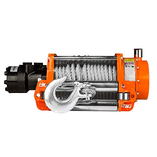 Prowinch 10 Ton Hydraulic Winch with Steel Roller 20000 lbs. 24V Wired ...