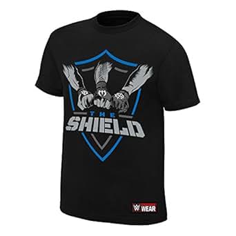WWE The Shield Shield United Authentic T-Shirt Black 5XL: Amazon.ca ...